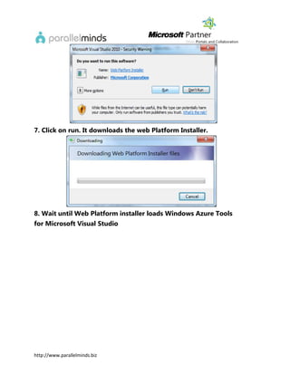 Windows azure development setup | PDF