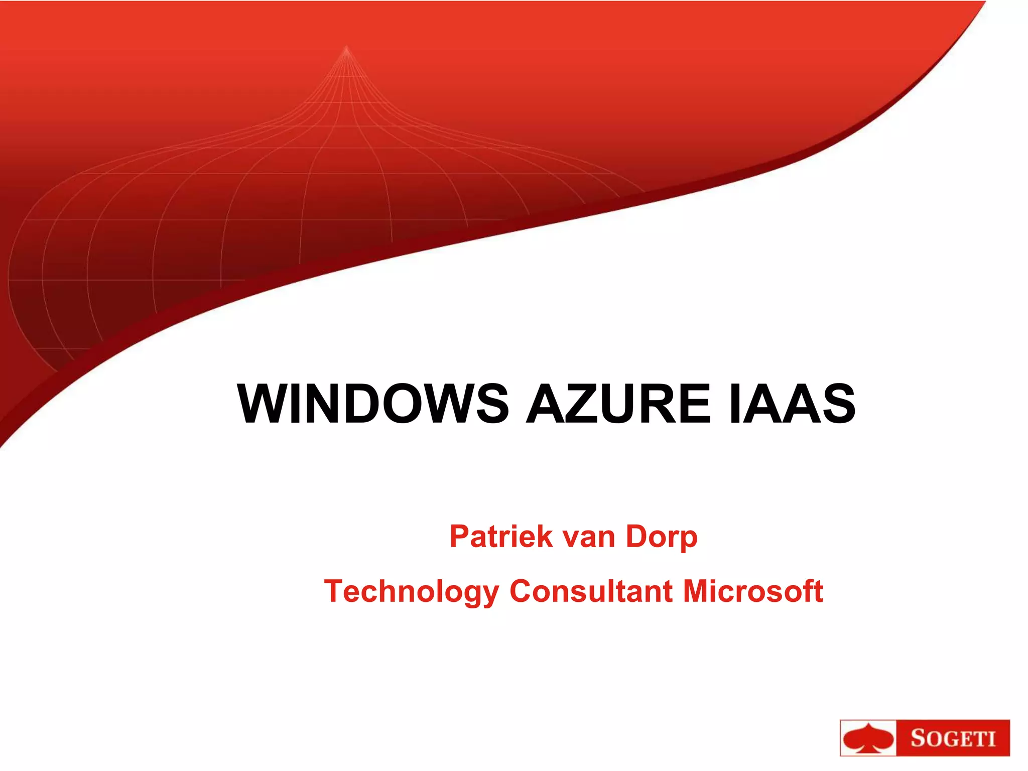 Windows Azure IaaS | PPT