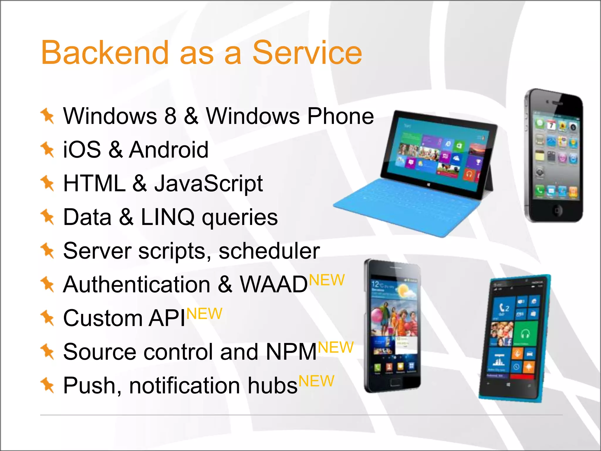 Windows Azure Mobile Services | PPT