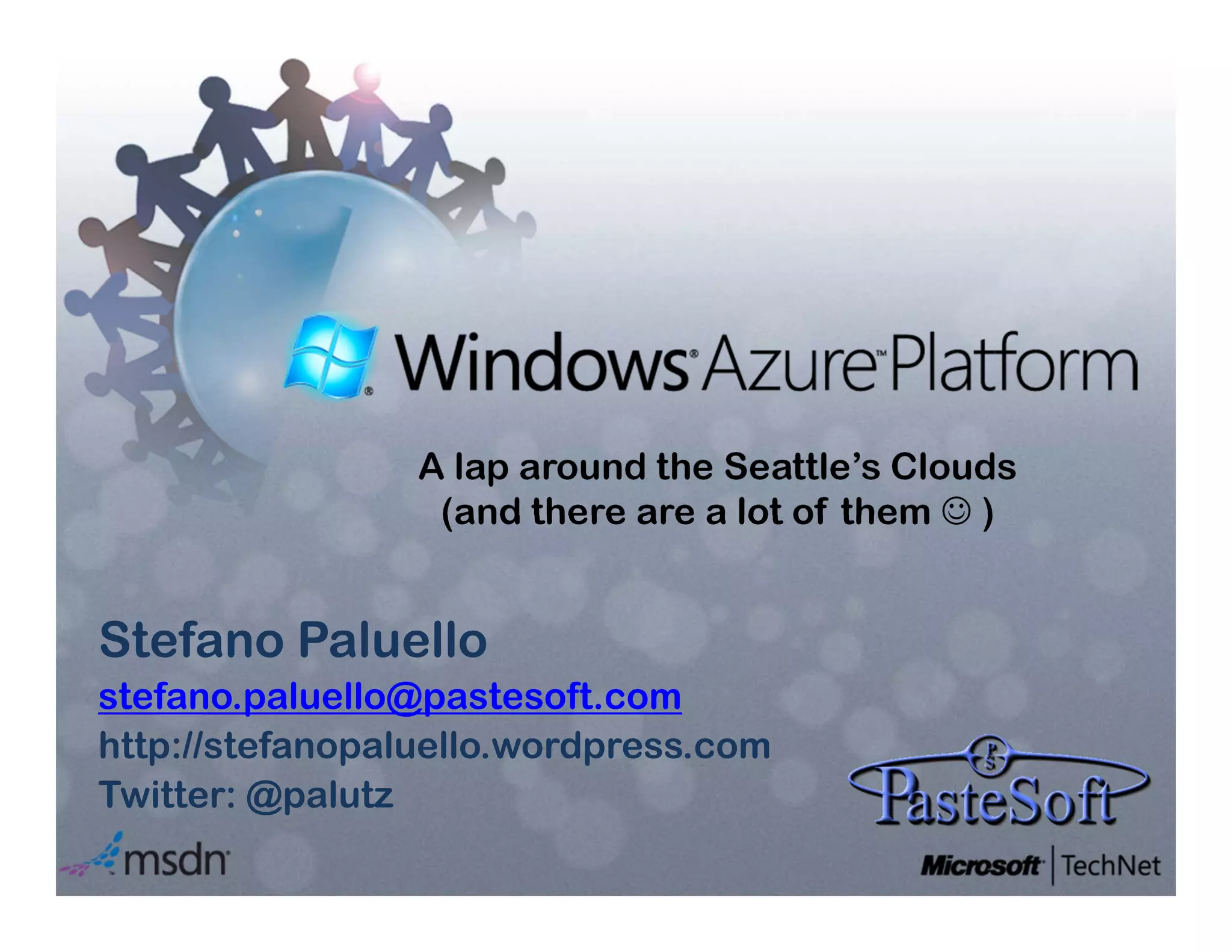 Windows Azure Overview | PDF | Cloud Computing | Internet