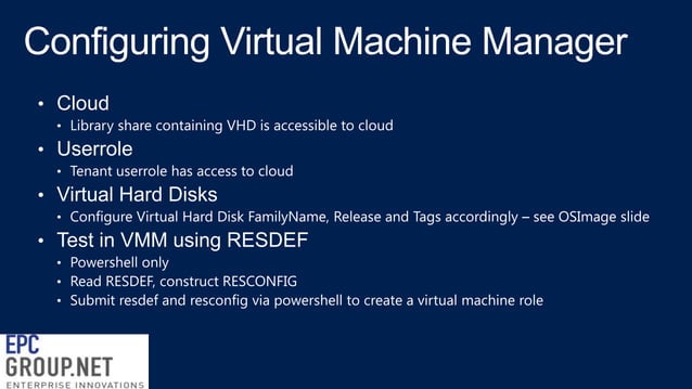 Windows Azure Pack Enabling Virtual Machines - IaaS & Virtual Machine ...