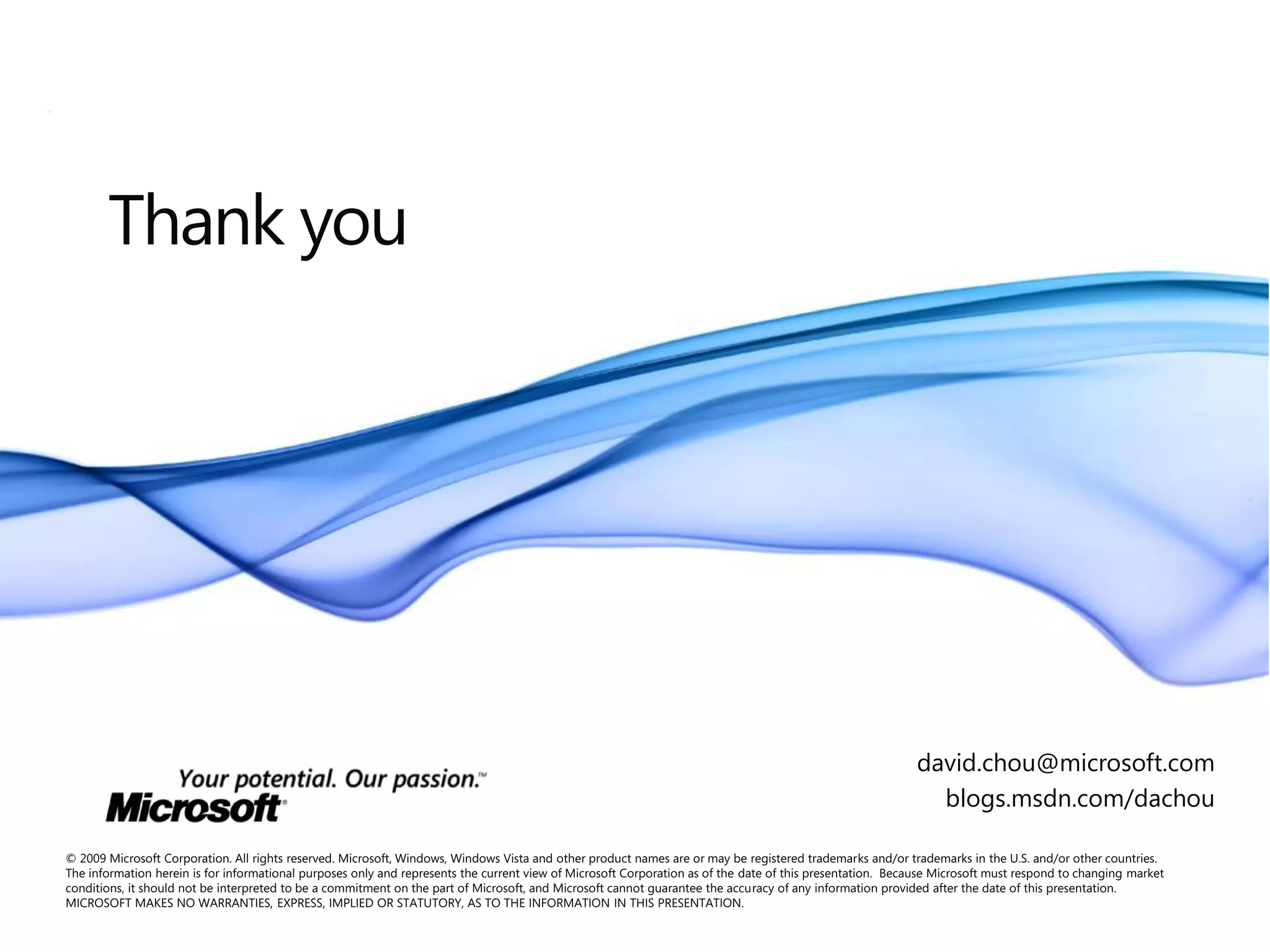 Microsoft Cloud Computing - Windows Azure Platform | PPTX