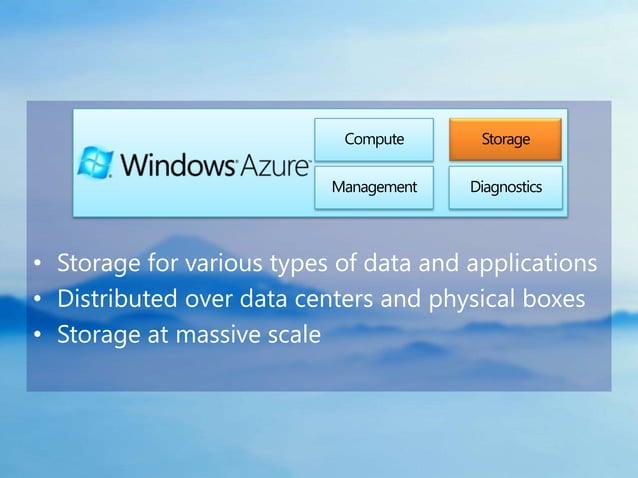 Windows Azure platform | PPT