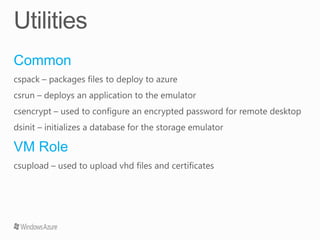 Windows Azure Sdk | PPTX