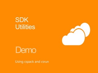 Windows Azure Sdk | PPT