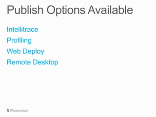 Windows Azure Sdk | PPTX