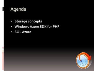 Windows Azure Storage & Sql Azure | PPTX