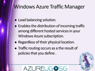 Windows azure traffic manager | PPTX