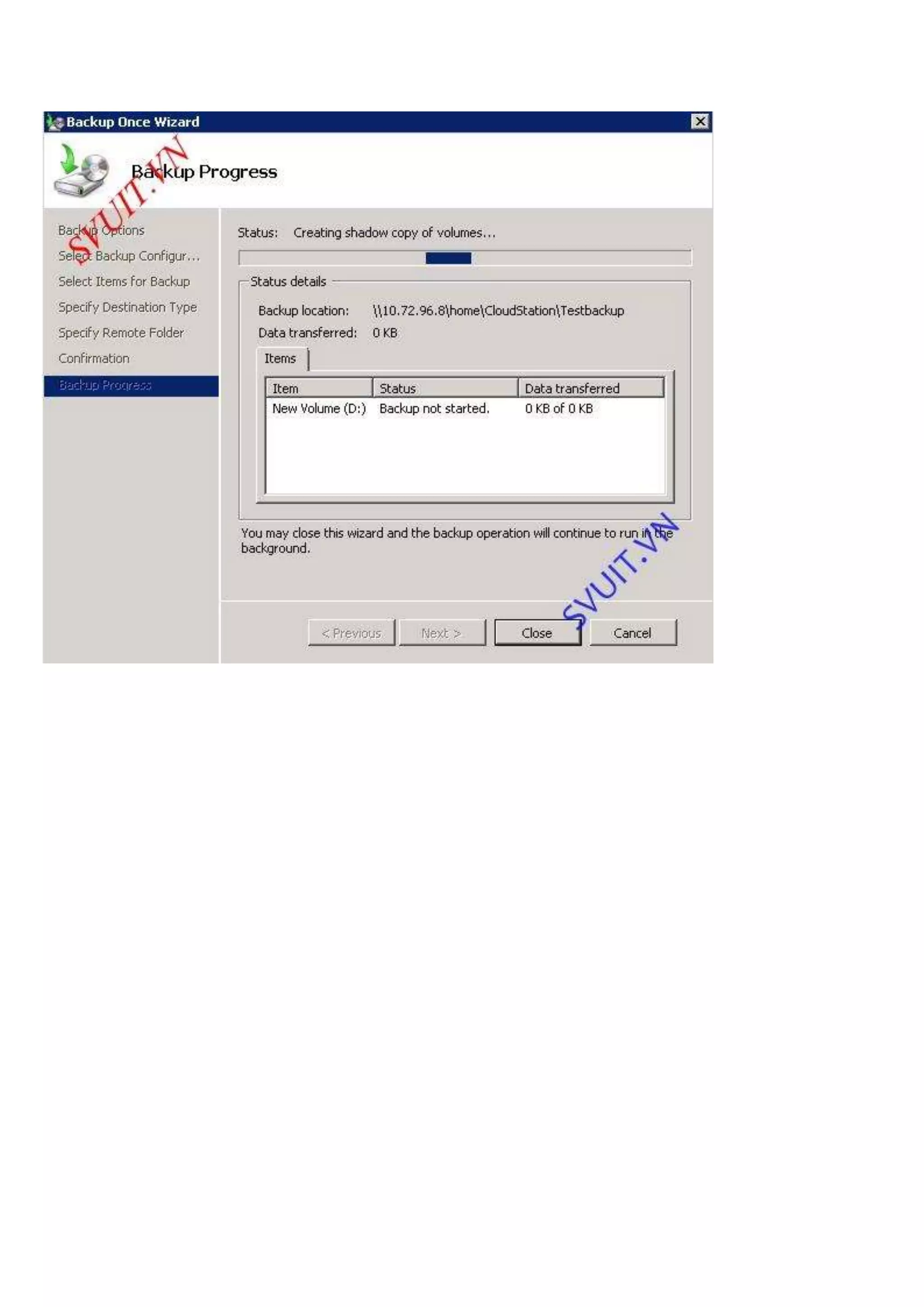 Windows backup server 2008 part 1 | PDF