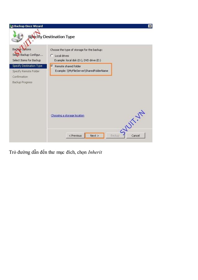 Windows backup server 2008 part 1 | PDF