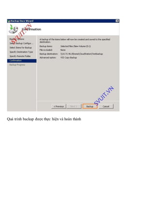 Windows backup server 2008 part 1 | PDF