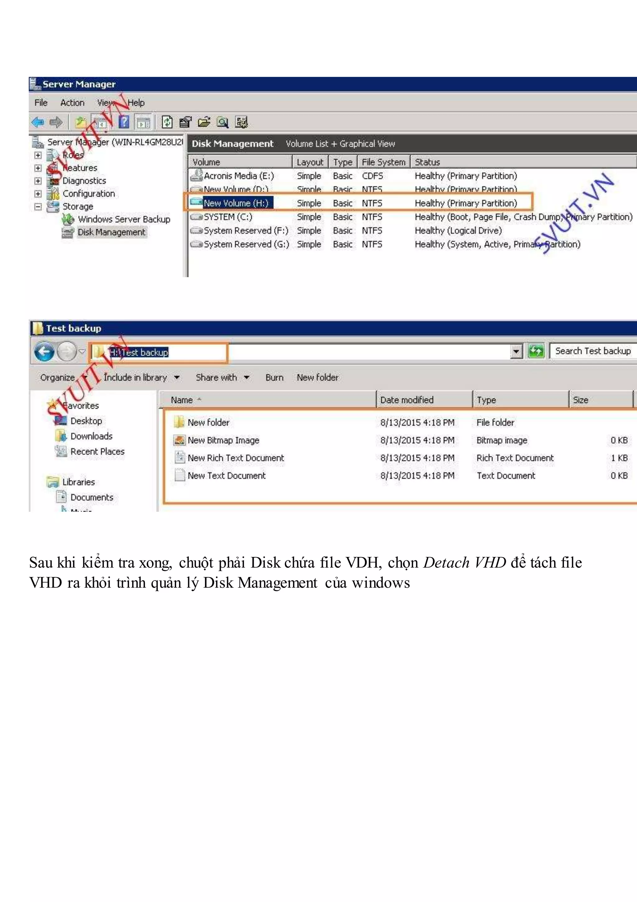 Windows backup server 2008 part 2 | PDF