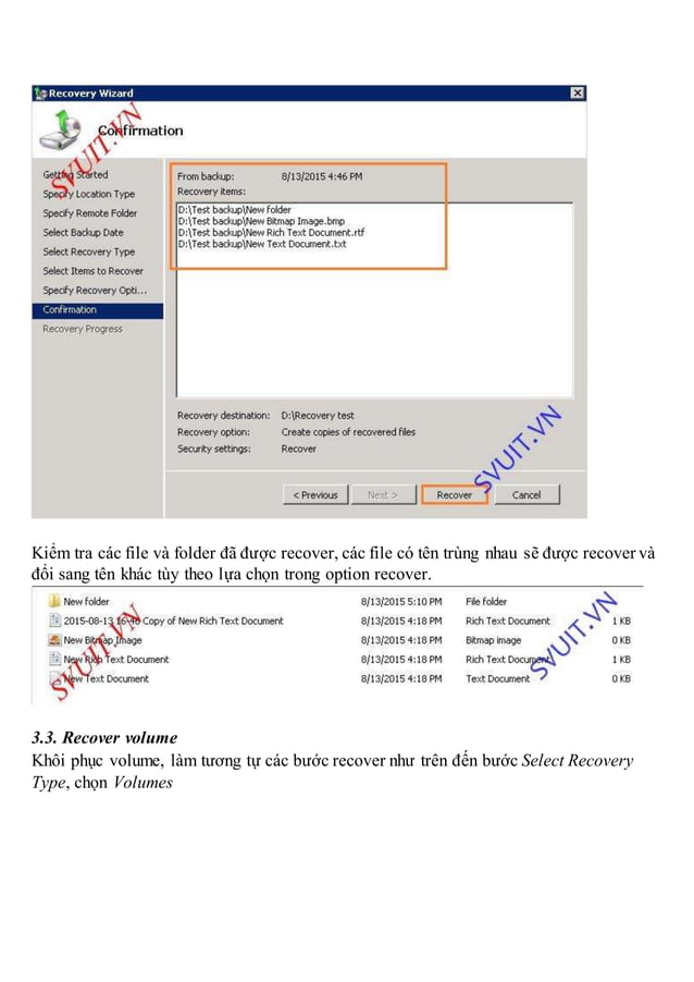 Windows backup server 2008 part 2 | PDF
