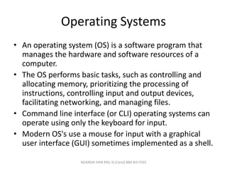 Windows based operating system - by Ivan Nganda | PPTX