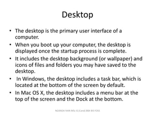 Windows based operating system - by Ivan Nganda | PPTX