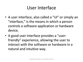 Windows based operating system - by Ivan Nganda | PPTX