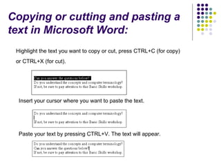 Windows Basic Computer Skills | PPT
