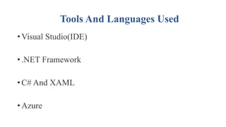 Windows chat application | PPT