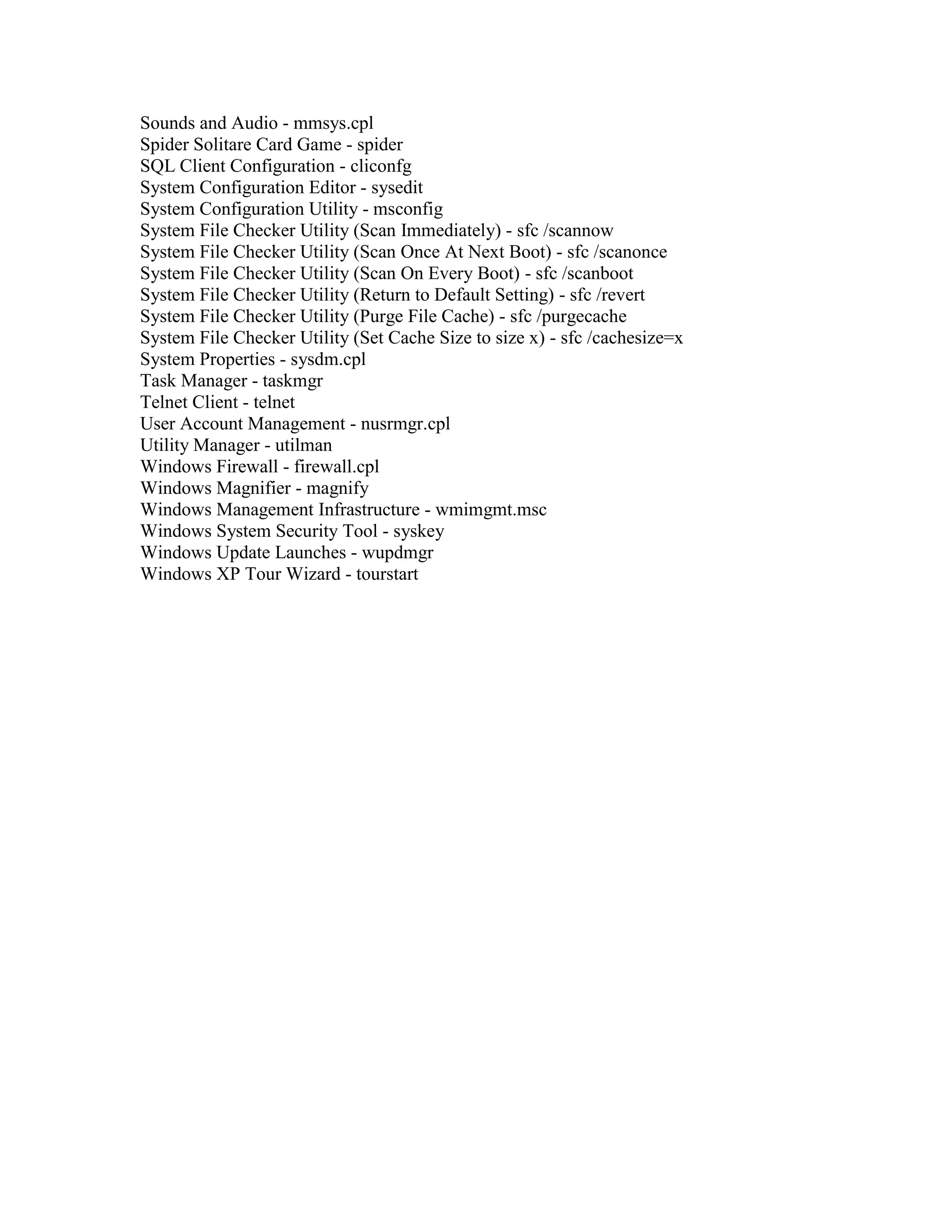 Windows cmd saukiniai | PDF