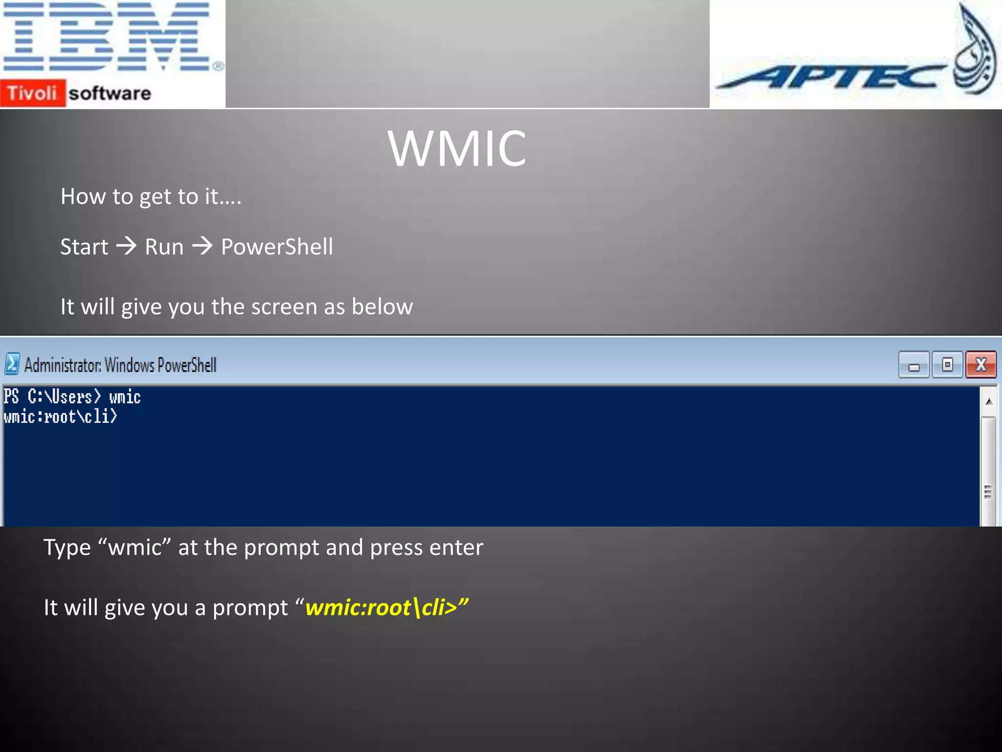 Windows Command Line Tools | PPTX