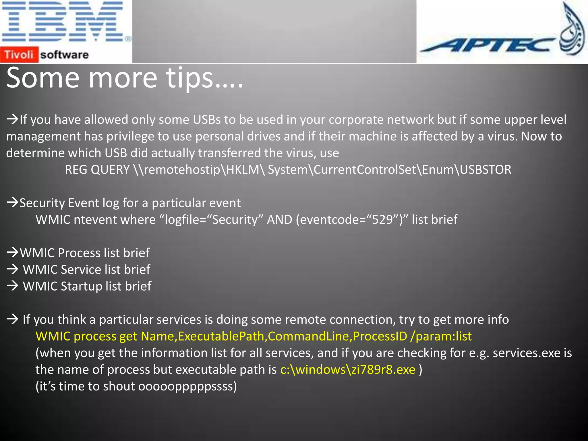 Windows Command Line Tools | PPTX