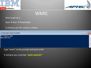 Windows Command Line Tools | PPTX