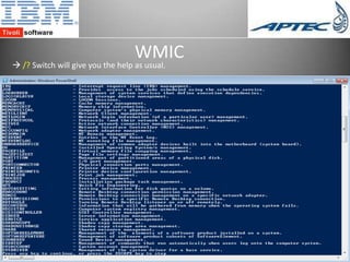 Windows Command Line Tools | PPTX