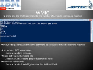 Windows Command Line Tools | PPTX