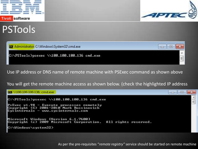Windows Command Line Tools | PPTX