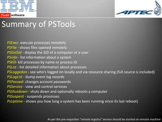 Windows Command Line Tools | PPTX
