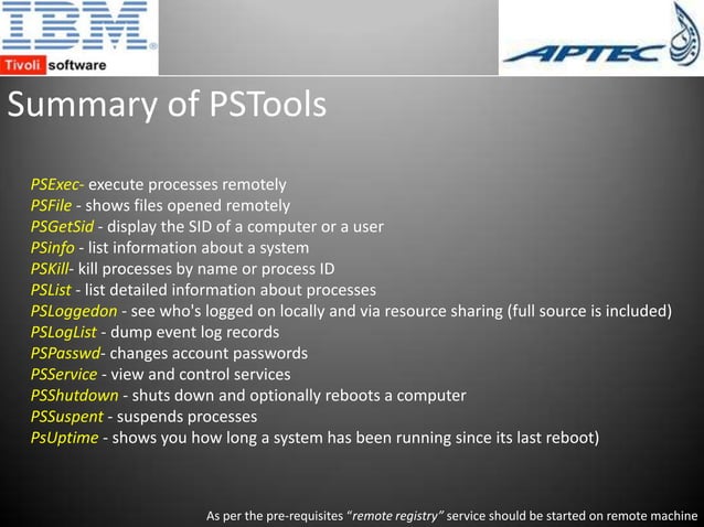 Windows Command Line Tools | PPTX