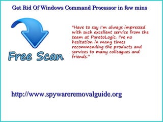 Remove Windows Command Processor In few Simple Automatic Steps | PPT