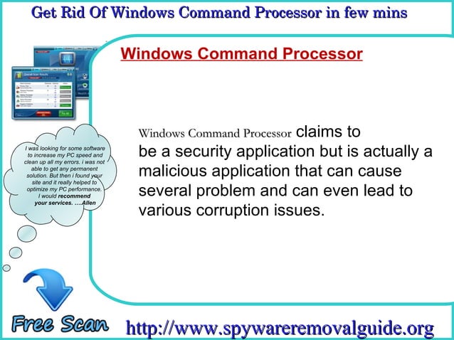 Remove Windows Command Processor In few Simple Automatic Steps | PPT ...