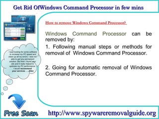 Remove Windows Command Processor In few Simple Automatic Steps | PPT ...