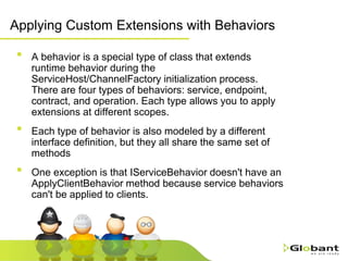 Windows Communication Foundation Extensions | PPT