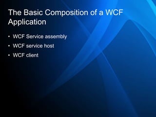Windows communication foundation (part2) jaliya udagedara | PPT