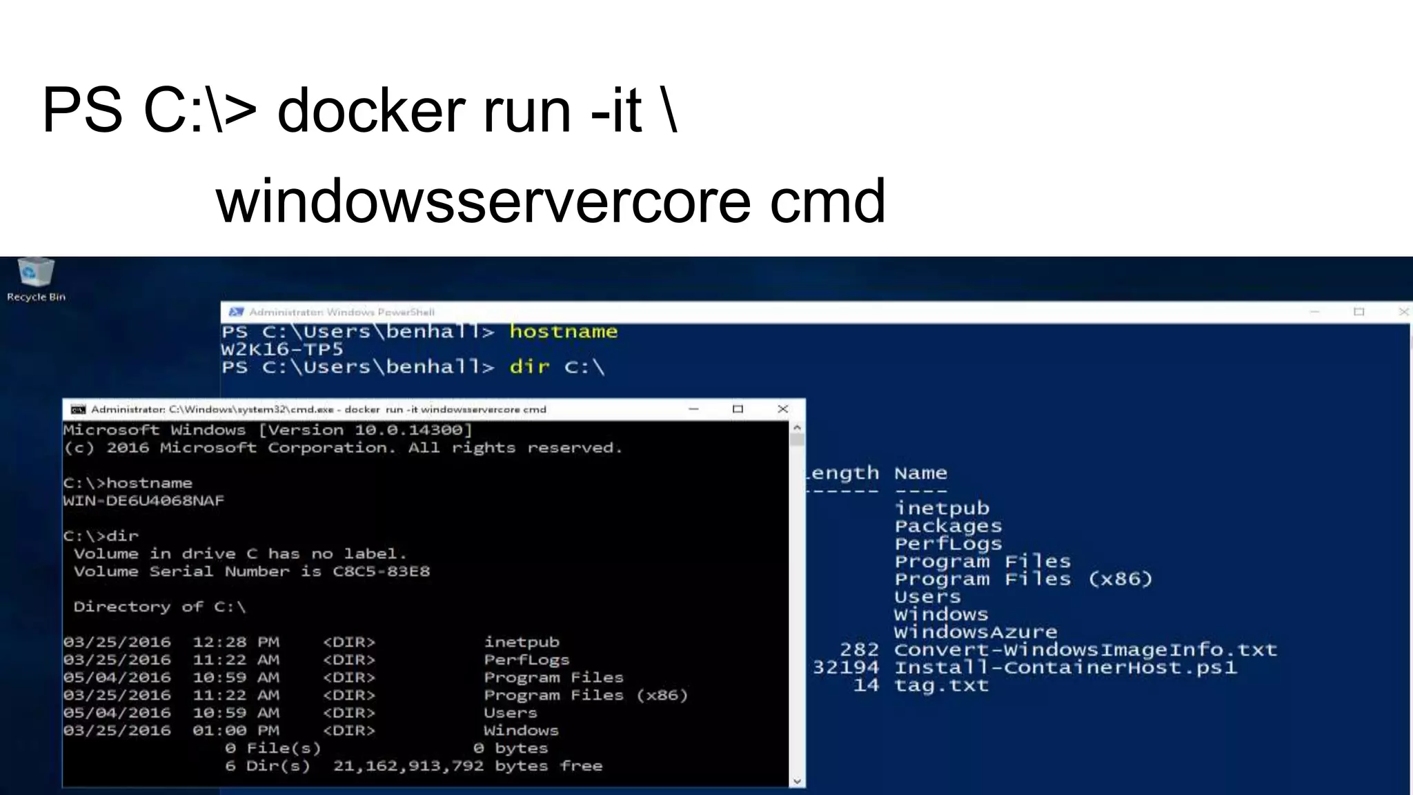 Deploying applications to Windows Server 2016 and Windows Containers | PPT