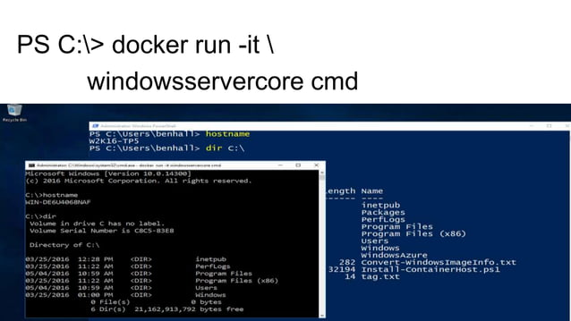 Deploying applications to Windows Server 2016 and Windows Containers | PPT