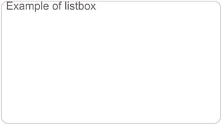 Windows controls in c | PPTX