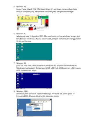 Windows dari masa ke masa | PDF