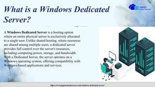 Windows Dedicated Server | PPTX