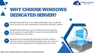 Maximize Performance with Windows Dedicated Server Hosting | PPT
