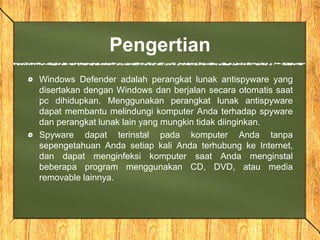Windows defender | PPT