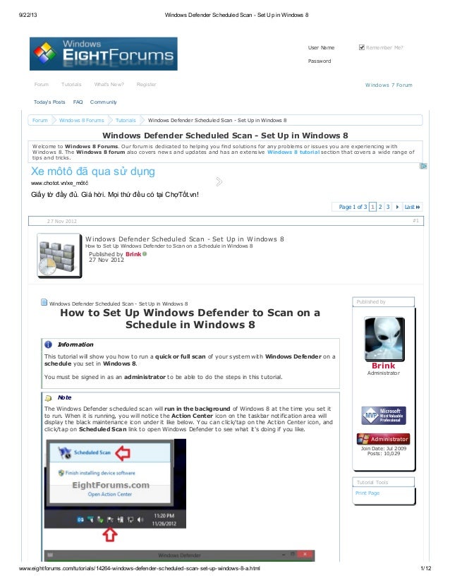 How to scan with windows defender - virginboo