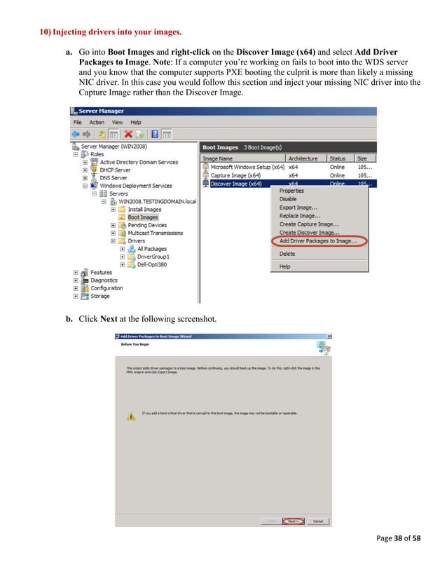 Windows Deployment Services Tutorial | PDF | Operating Systems | Computer Software and Applications