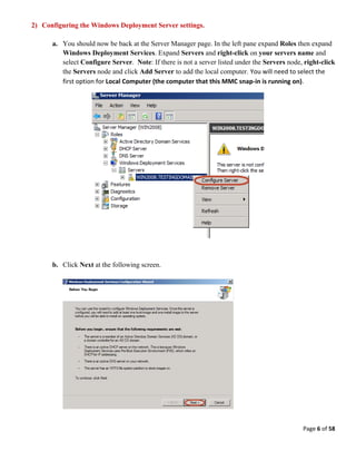 Windows Deployment Services Tutorial | PDF