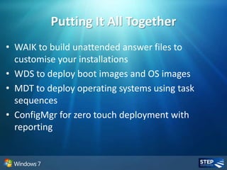 Windows Deployment Tools And Methodologies | PPTX