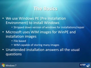 Windows Deployment Tools And Methodologies | PPTX