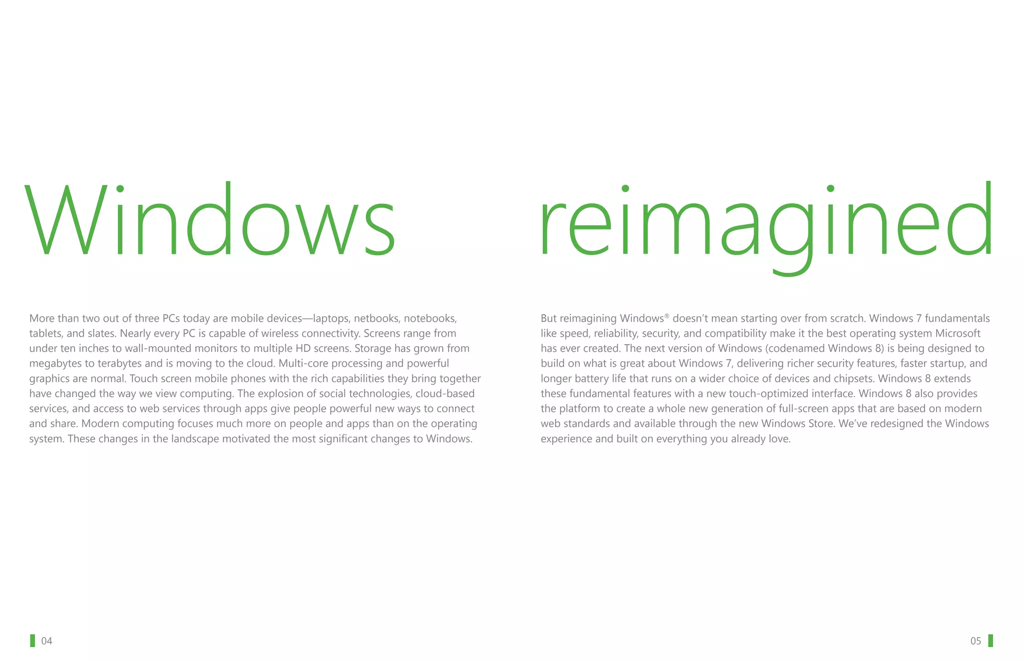 Windows 8 Developer Preview | PPT