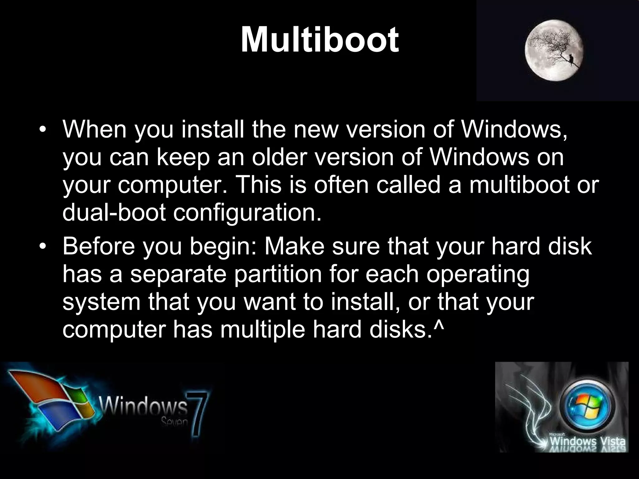 Windows dual booting | PPT